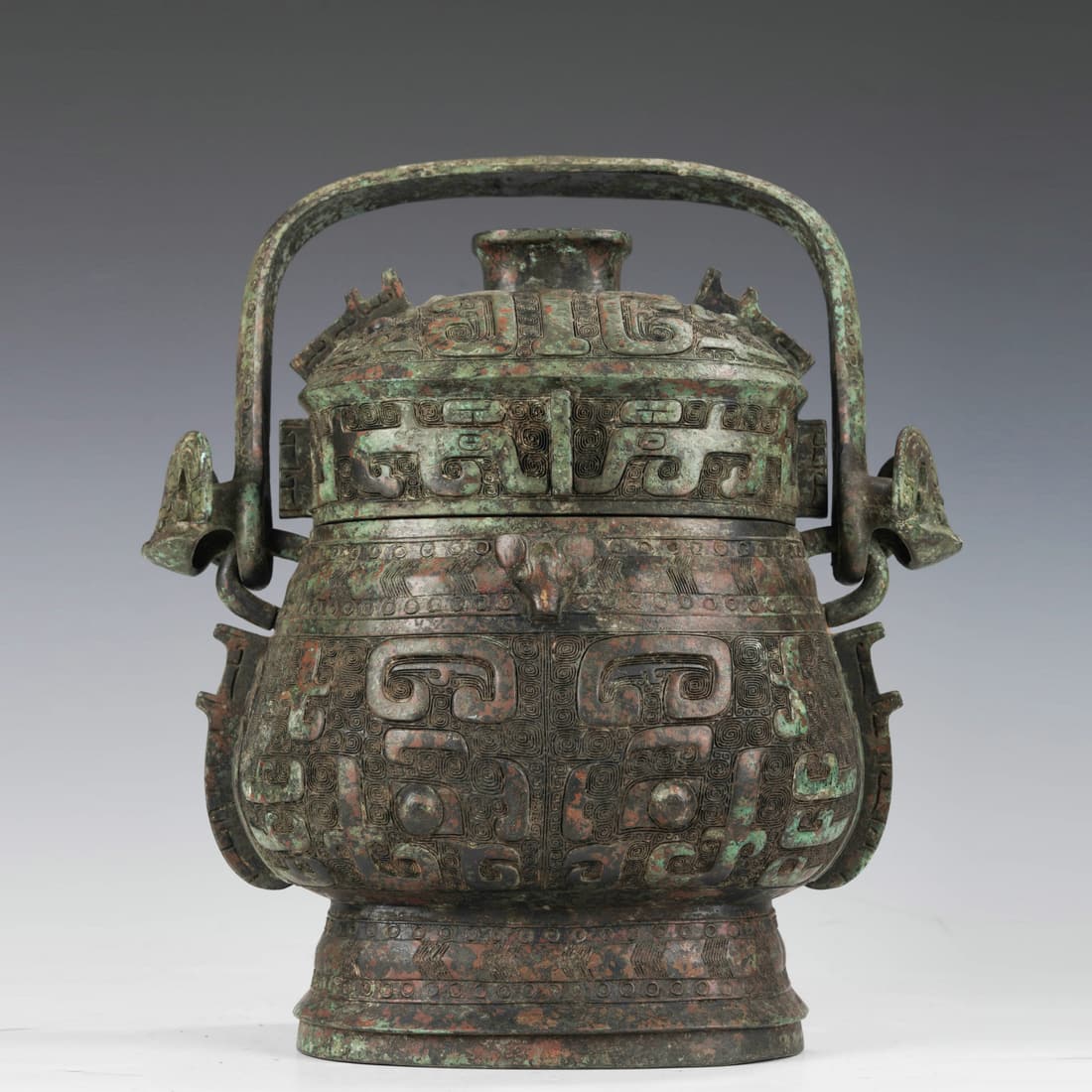 Bronze Ritual Loop-eared Vessel Auction