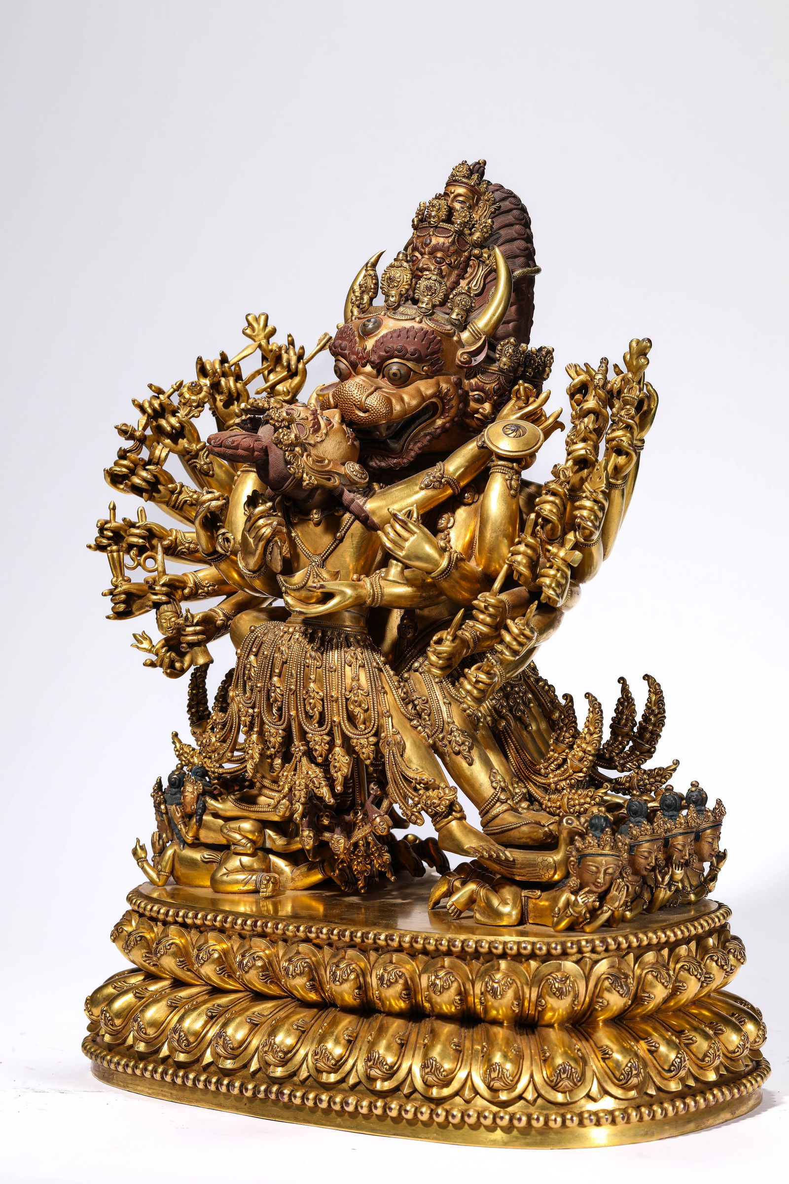 A Tibetan Imperial Yamantaka Statue Auction