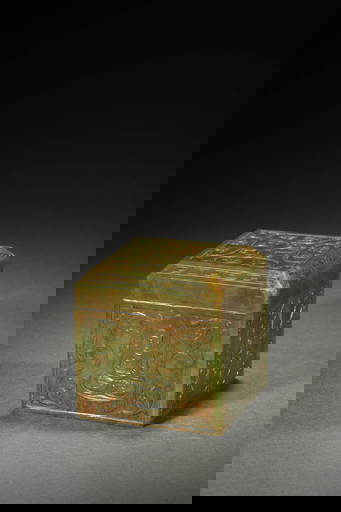 Jade Square Reliquary Box