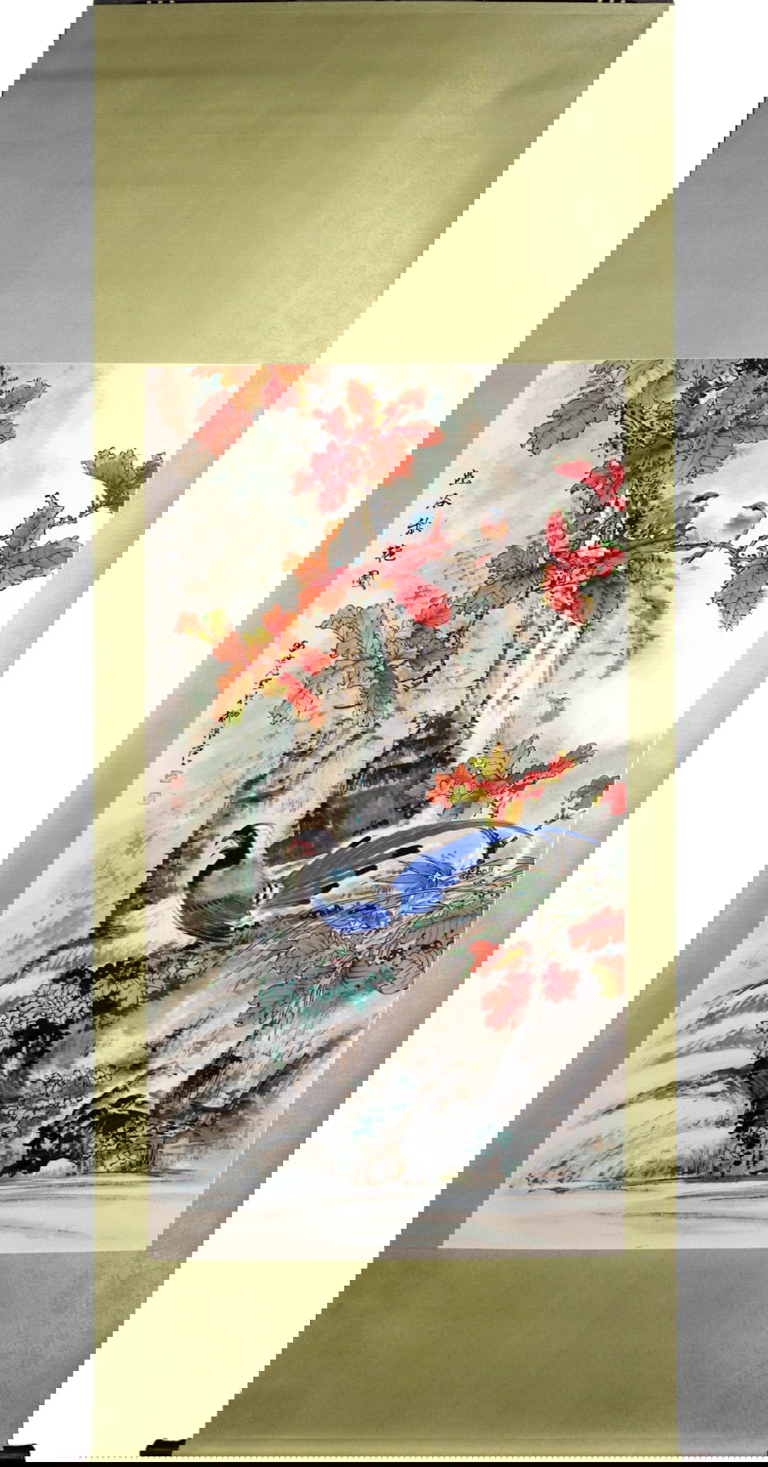 A Chinese Hand Painting,tian Shiguang Mark. Auction