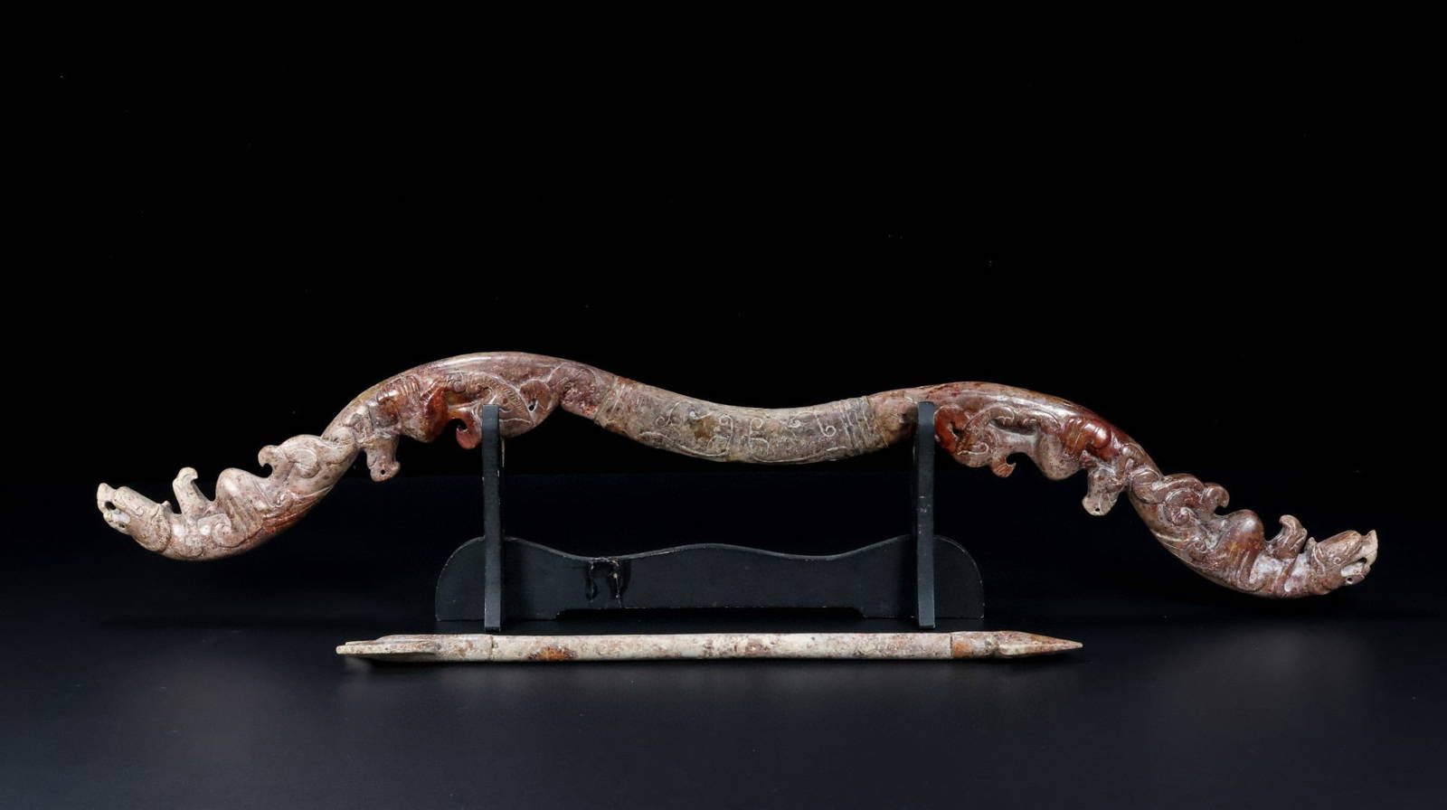 Jade Carved Beast Pattern Arrow Ornament Auction