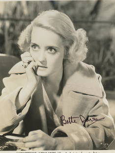 Bette Davis Signed Photograph