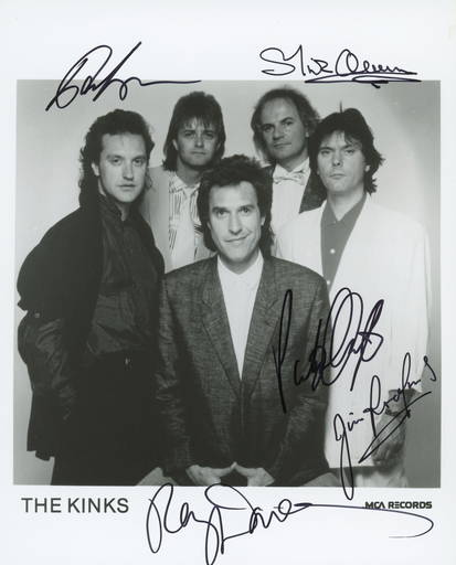 The Kinks Signed Photo