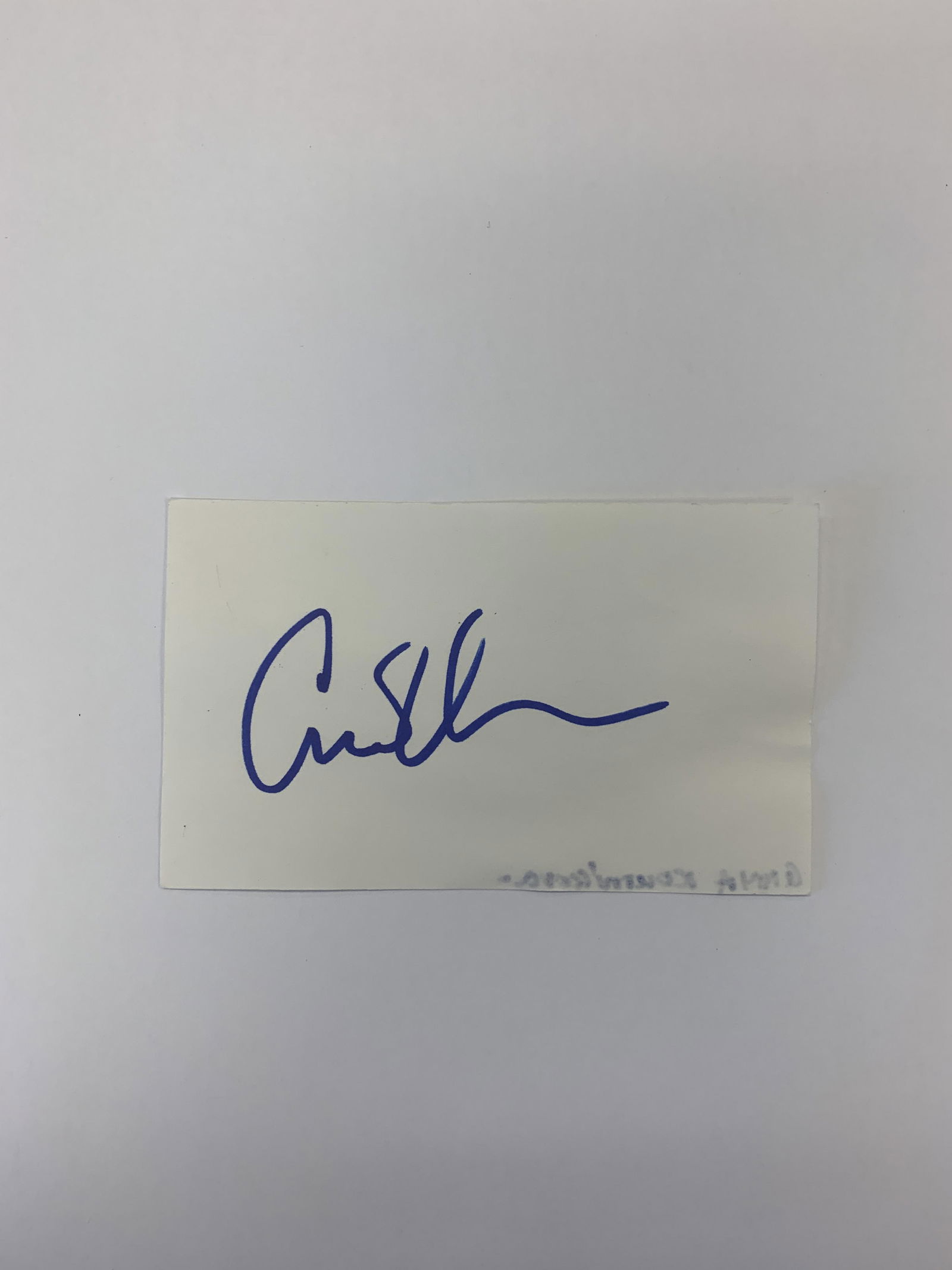Anna Kournikova original signature - Jul 25, 2020 | Heroes & Legends in CA