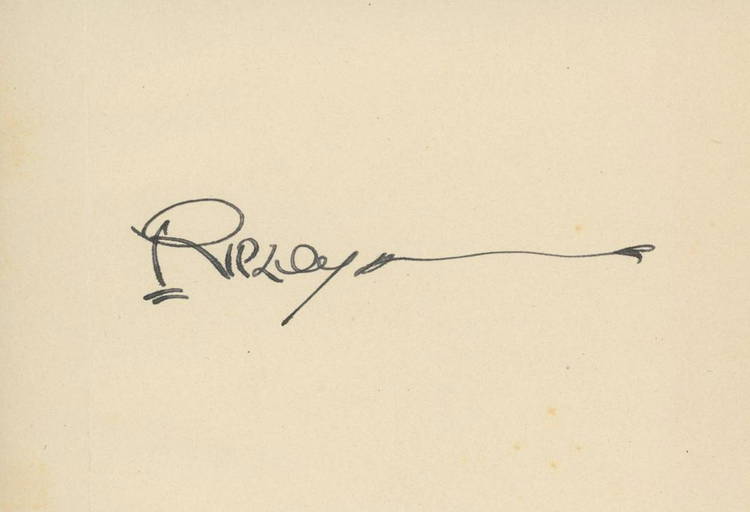 Robert Ripley Signature Cut