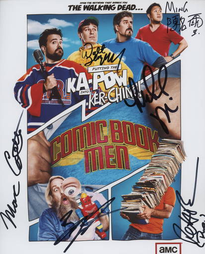 Comic Book Men cast signed photo - Oct 17, 2020 | Heroes & Legends in CA