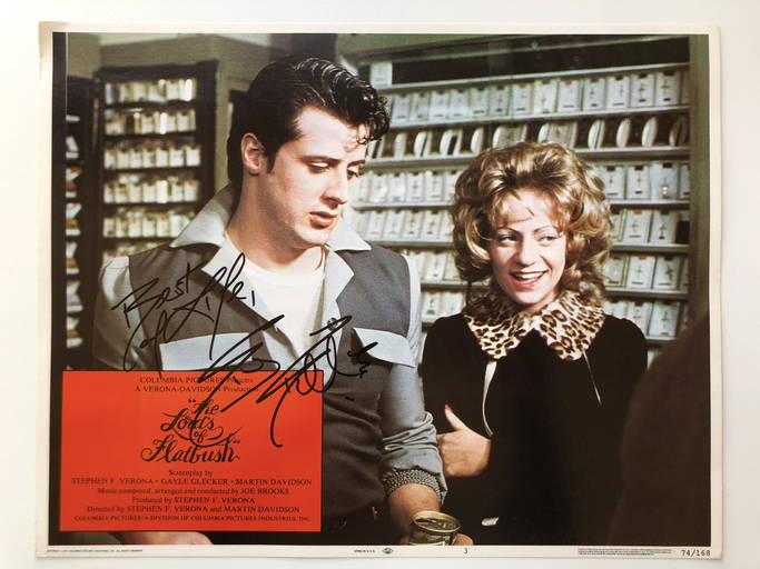 The Lords of Flatbush signed Sylvester Stallone lobby - Nov 07, 2020 | Heroes & Legends in CA