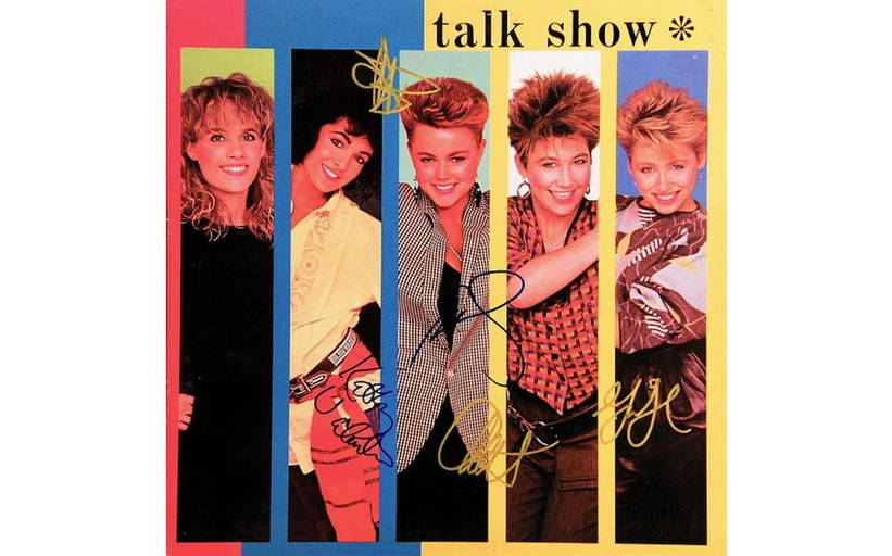The Go Go's Talk Show Signed Album