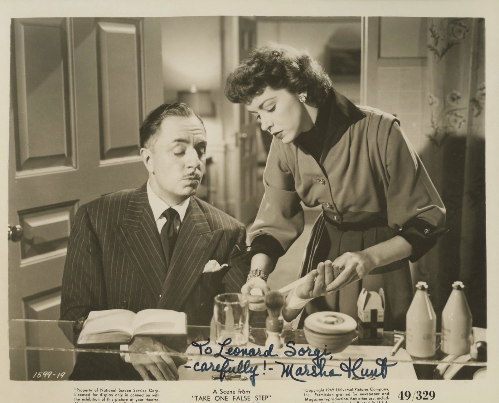 Take One False Step signed movie photo - Apr 17, 2021 | Heroes ...