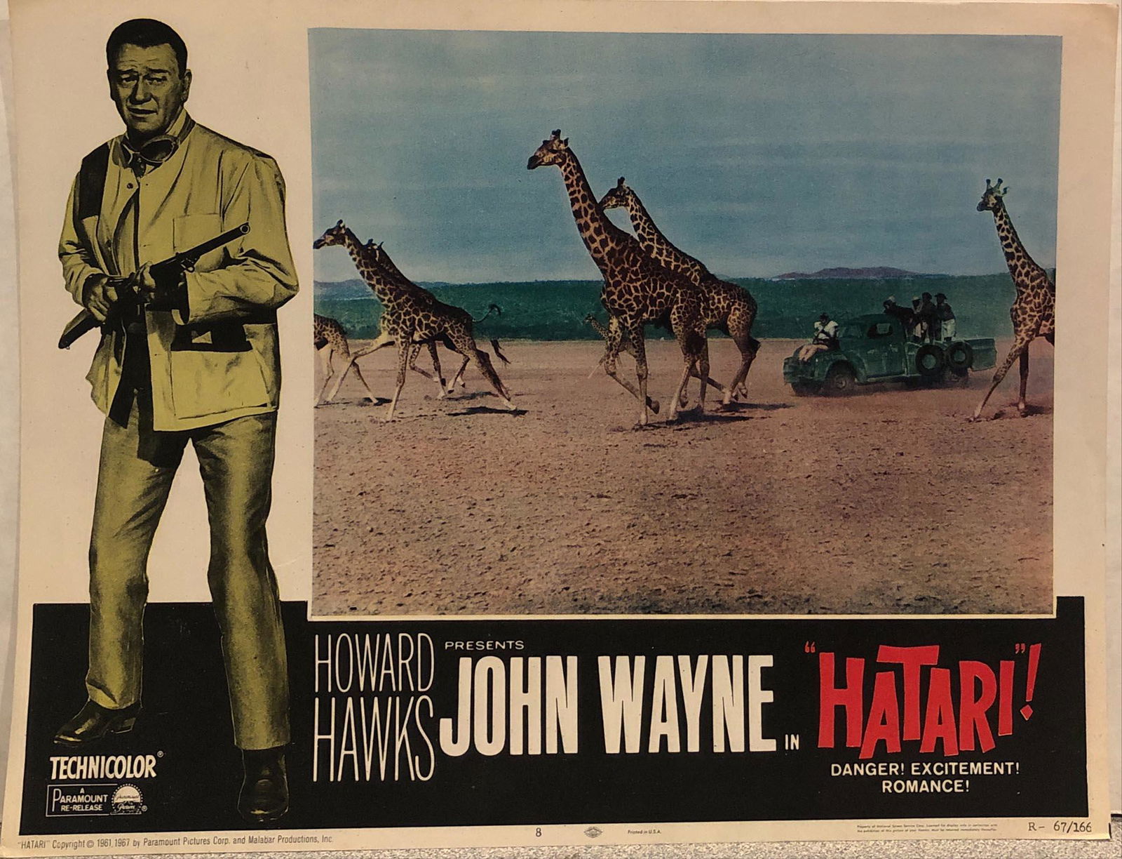 Hatari! original 1967R vintage lobby card - Jul 30, 2021 | Heroes ...
