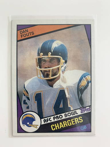 1984 Topps #179 Dan Fouts Card