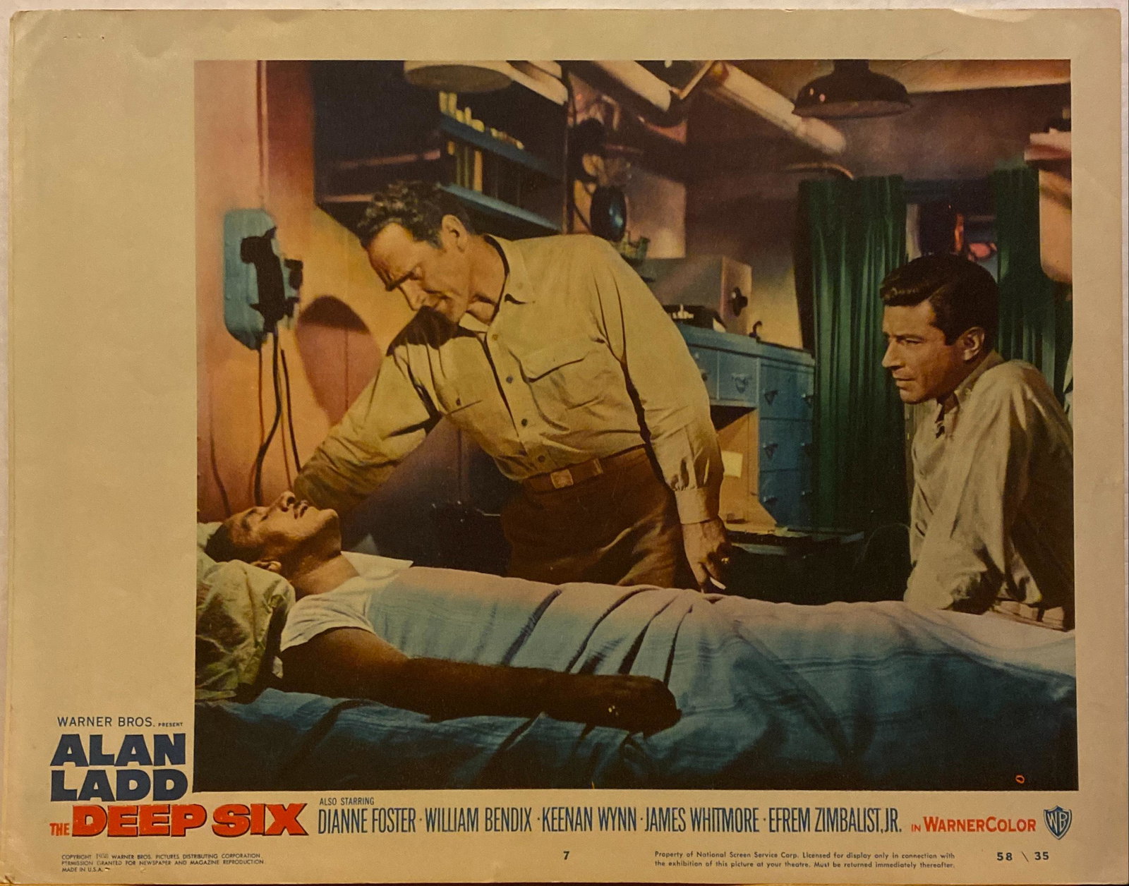 The Deep Six 1958 original vintage lobby card (#0215) on Sep 26, 2021 ...
