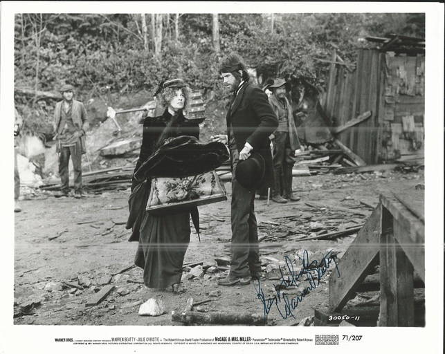 Mccabe & Mrs. Miller Warren Beatty Signed Movie Photo
