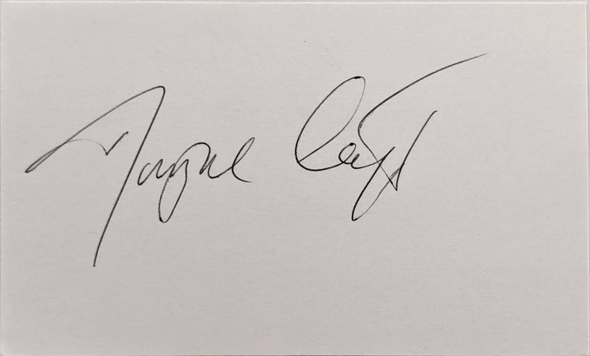 Opera Singer Dwayne Croft Original Signature