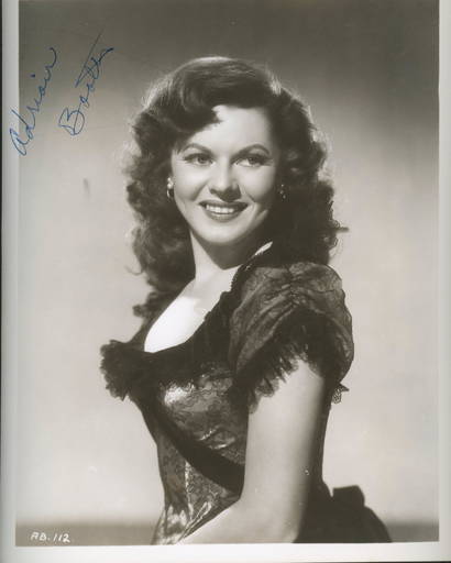 Adrian Booth Signed Photo