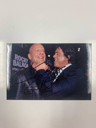 Sylvester Stallone Signed Photo