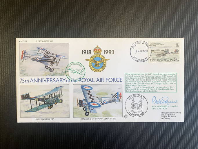 Peter Ted Squire Signed First Day Cover