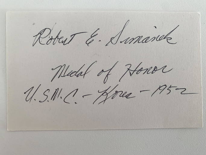 Robert E. Simanek Original Signature