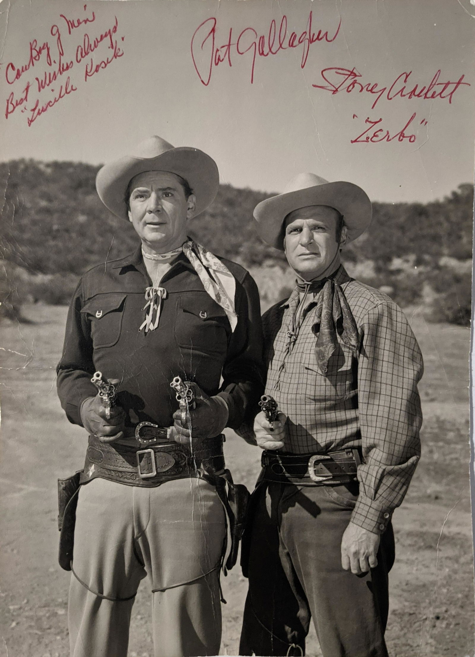 Cowboy G-Men cast Signed Photo - Jan 09, 2022 | Heroes & Legends in CA