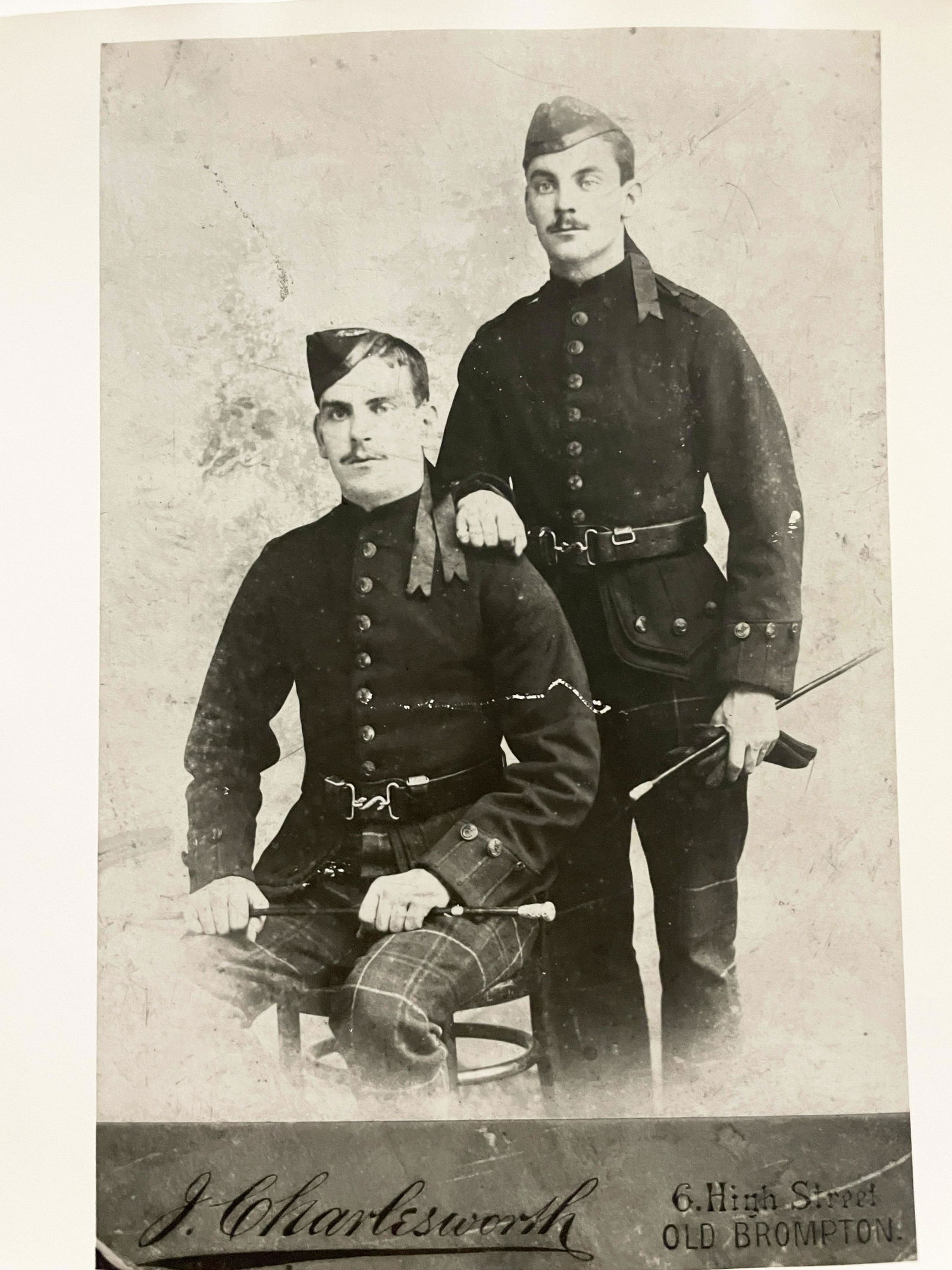 J. Charlesworth vintage military photo portrait (#0108) on Feb 06, 2022 ...