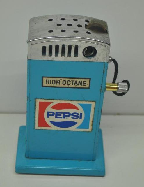 Pepsi High Octane Gas Pump Lighter Auction