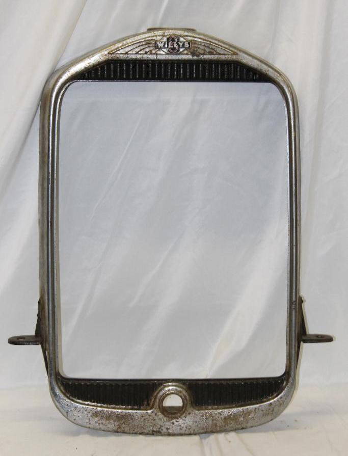 1930-1931 Willys 8 Radiator Grill Shell W/ Emblem Badge Auction
