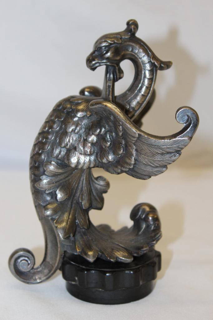 Winged Dragon Radiator Mascot Hood Ornament Auction