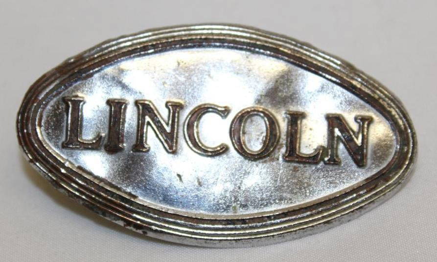 1928-1930 Ford Lincoln Radiator Emblem Badge Auction