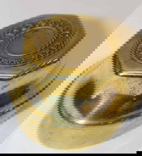 Pontiac Motor Car Co Brass Threaded Hubcap