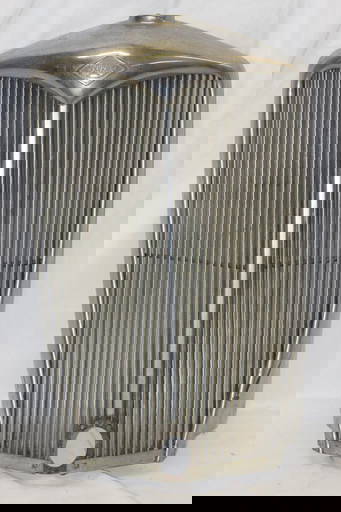 1938 1942 Riley Motors Radiator Grill Shell W/ Emblem Badge