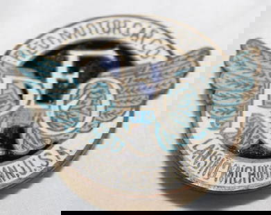 1910 Reo Motor Car Co Radiator Emblem Badge