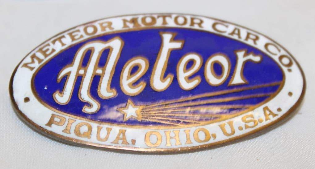 1918 1932 Meteor Motor Car Co Radiator Emblem Badge