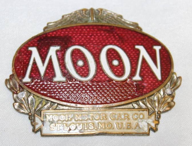 1921 1924 Moon Motor Car Co Radiator Emblem Badge