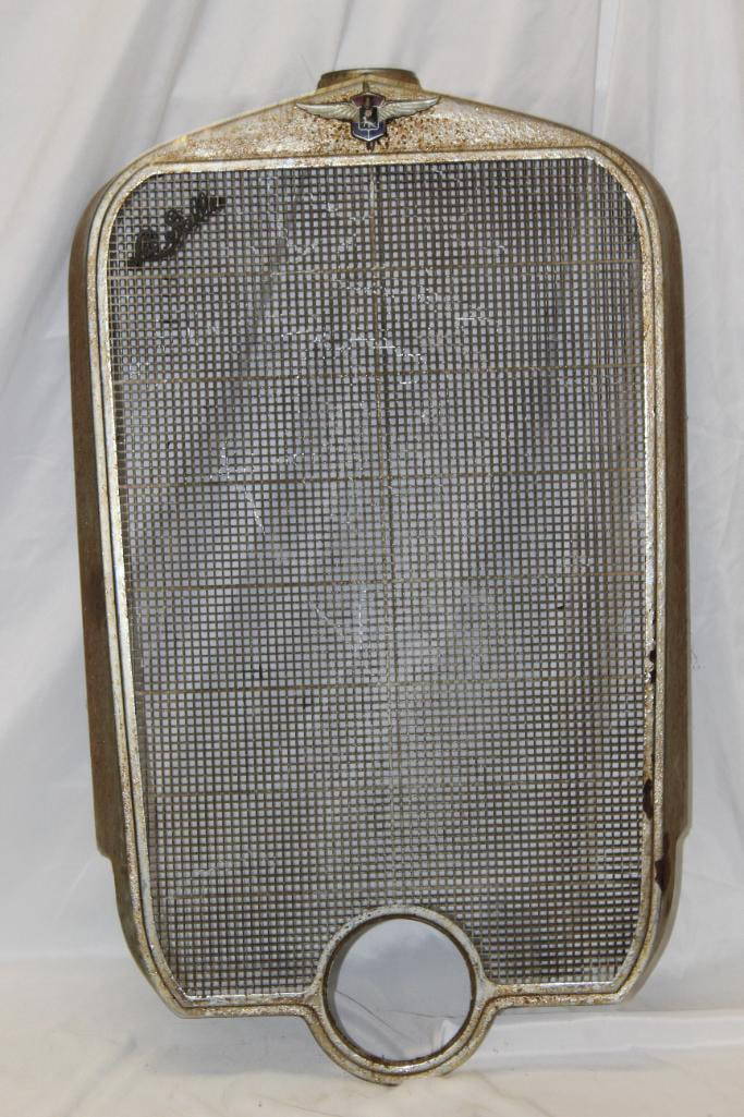 1930-1932 Cadillac Lasalle Radiator Grill Shell W/ Emblem Badge Auction