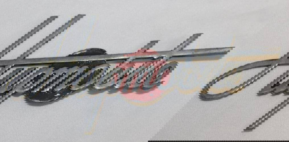 Hupmobile Radiator Script Emblem