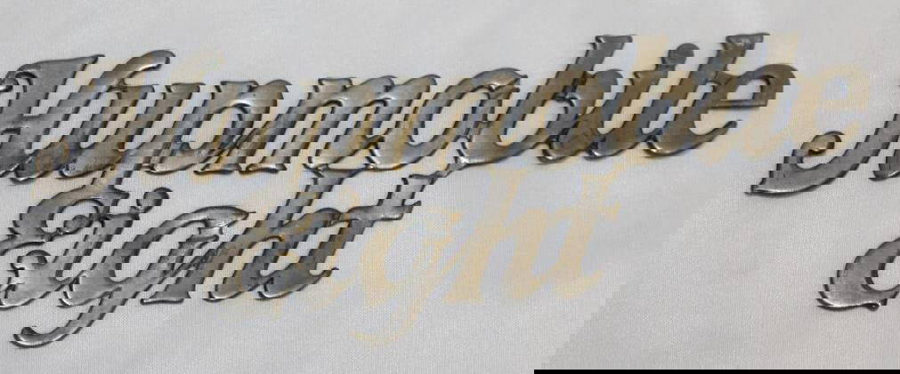Hupmobile Eight Brass Radiator Script Emblem Auction