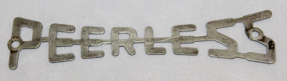 Peerless Motor Car Co Radiator Emblem Script Auction