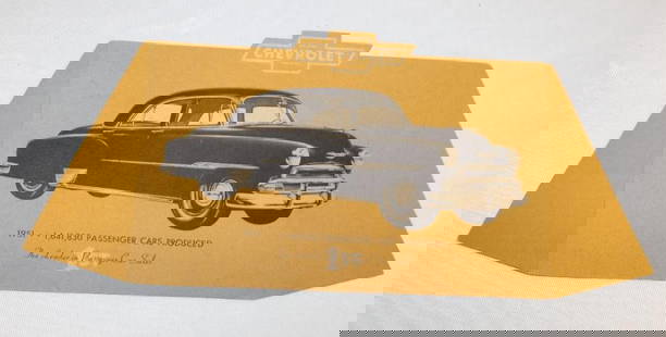 1926 Chevrolet Motor Car Co Advertising Countertop Display