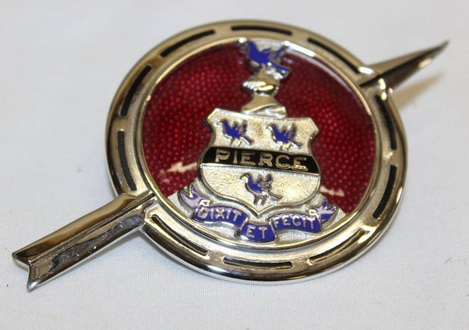 1934-1938 Pierce-arrow Radiator Emblem Badge Auction
