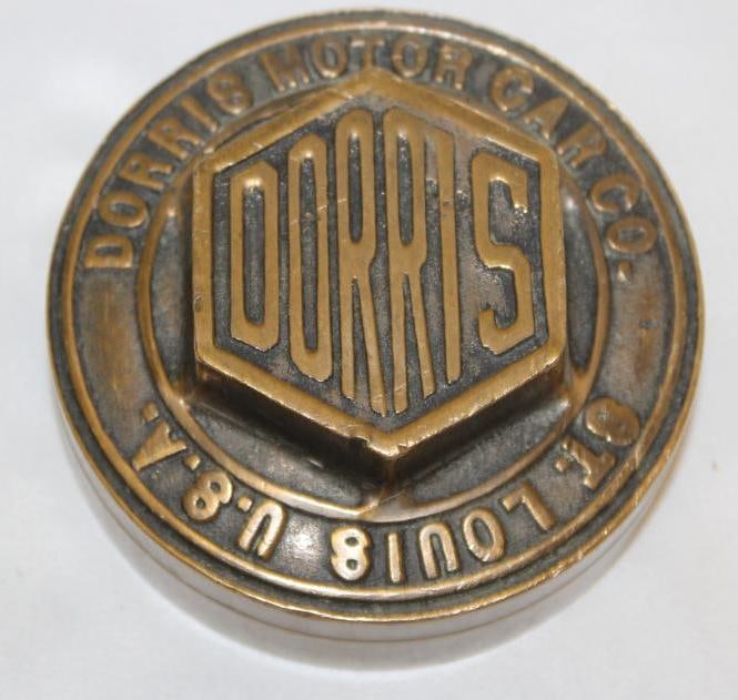 Dorris Motor Car Co Brass Automobile Threaded Hubcap Auction