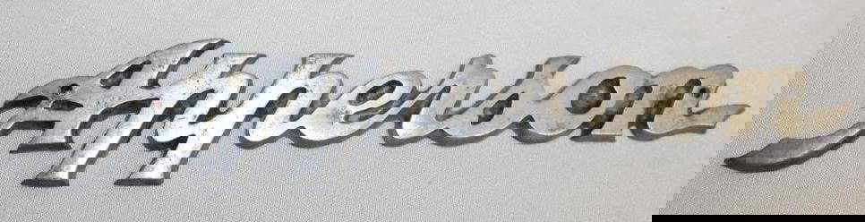 Apperson Motor Car Co Radiator Script Emblem Auction