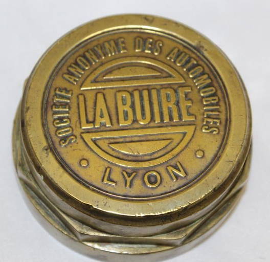 Labuire Motor Car Co Brass Automobile Threaded Hubcap