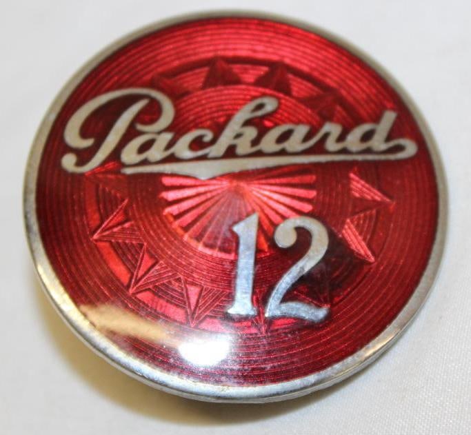 1939 Packard Motor Car Co 12 Radiator Emblem Badge Auction