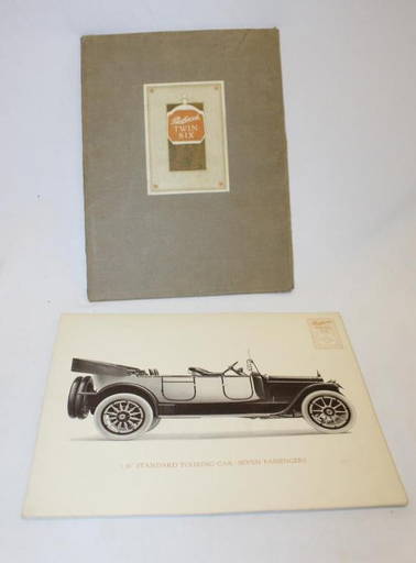1915 1916 Packard Motor Car Co Twin Six Sales Design Plates