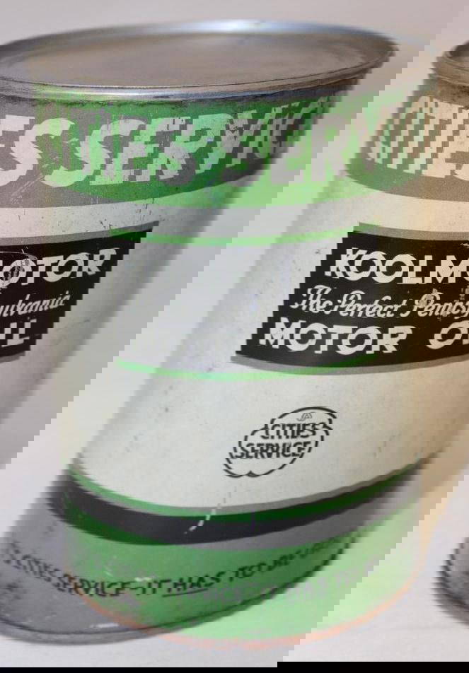 Cities Service Koolmotor Metal 1 Quart Motor Oil Can Auction