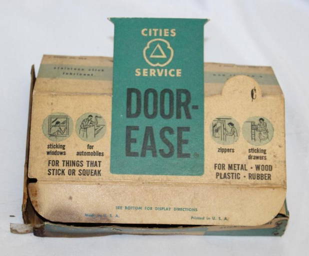 Nos Cities Service Door Ease Cans W/ Display