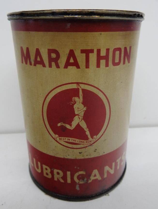 Marathon Lubricants 1# Grease Can Auction