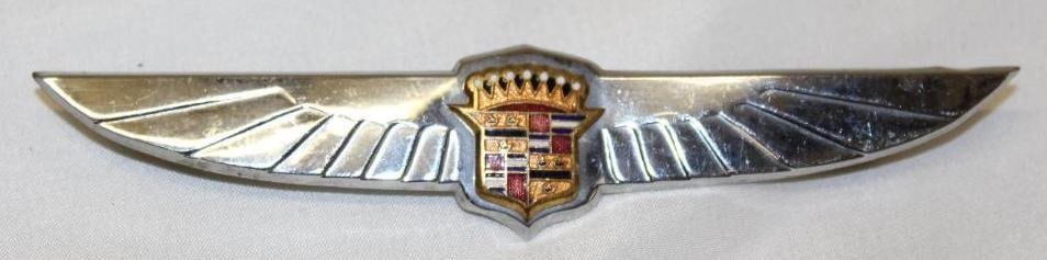 1940's Cadillac Motor Car Co Radiator Emblem Badge