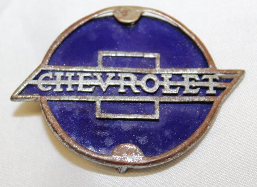 1930's Chevrolet Motor Car Co Emblem Badge