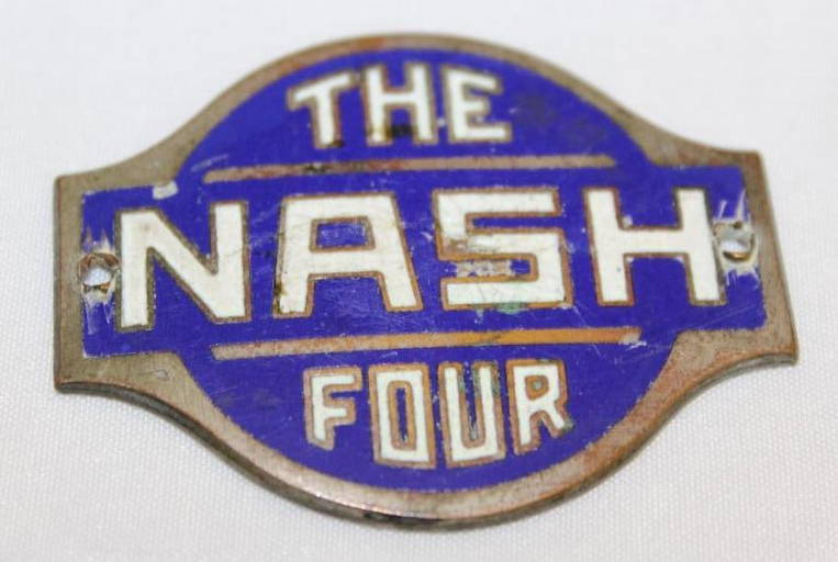 1920 1921 Nash Four Motor Car Co Radiator Emblem Badge